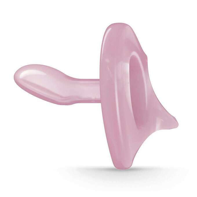 NUK Smoczek uspokajający silikonowy 6-18 m-cy sensitive 2sztuki kolor różowy