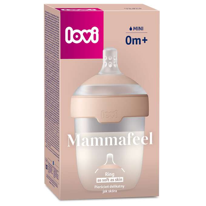 LOVI Butelka antykolkowa do karmienia Mammafeel 0m+ 150ml