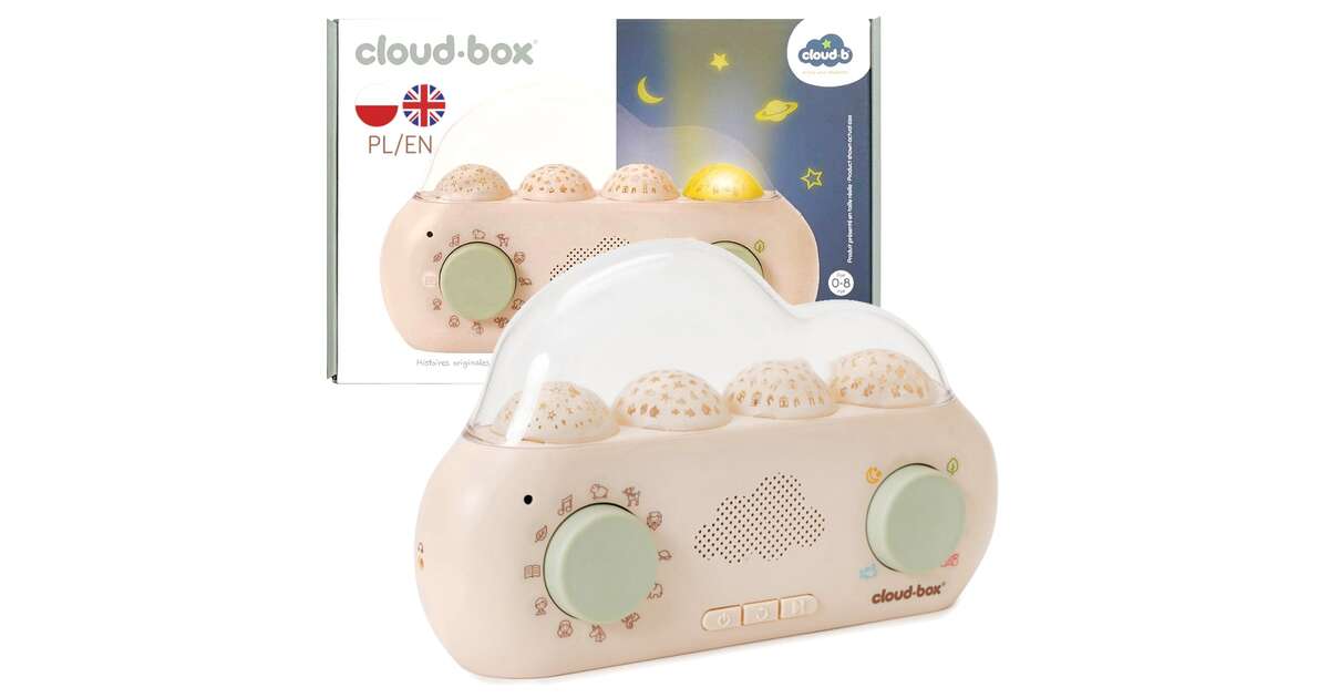 CLOUD B CloudBox Muzyczny projektor z bajkami wersja polsko - angielska